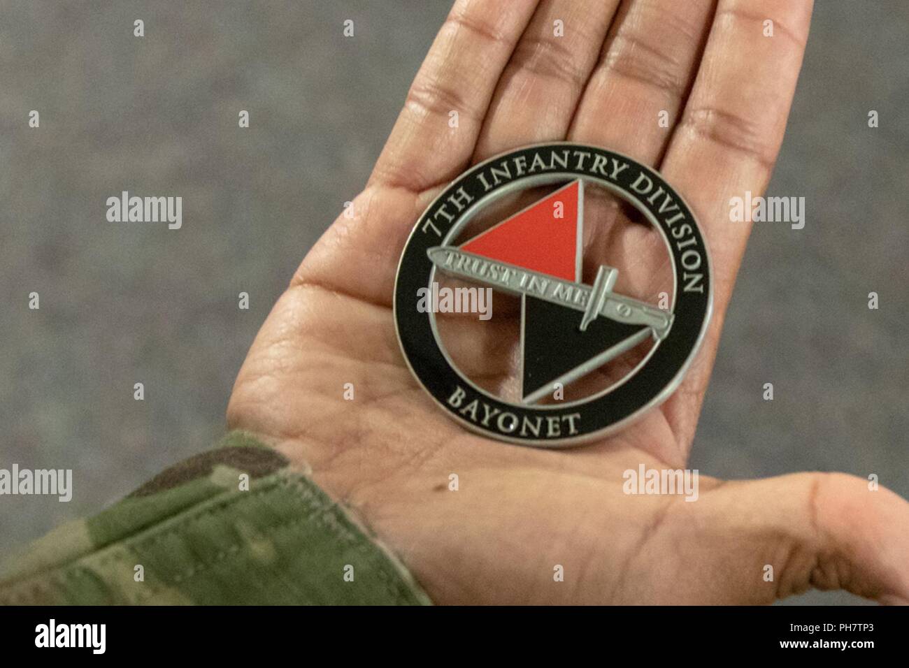 Command Sgt. Maj. Stephen Helton, 7th Infantry Division Command ...