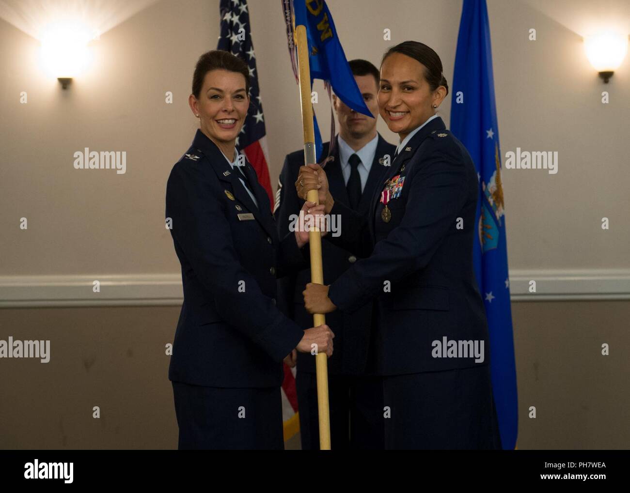 Maj. Ronnie Walden, 2nd Force Support Squadron commander, assumes ...