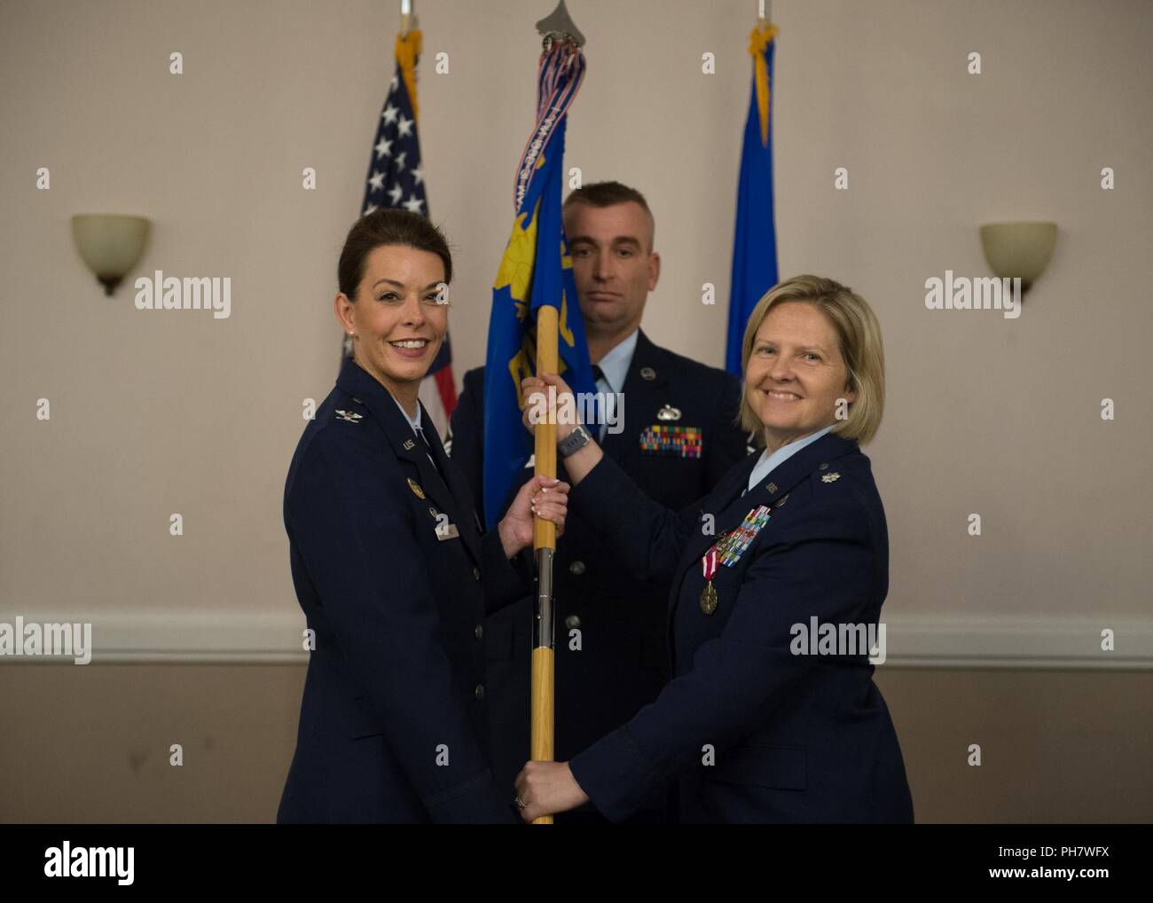 Maj Steven Green Jr, 2nd Contracting Squadron commander, assumes ...