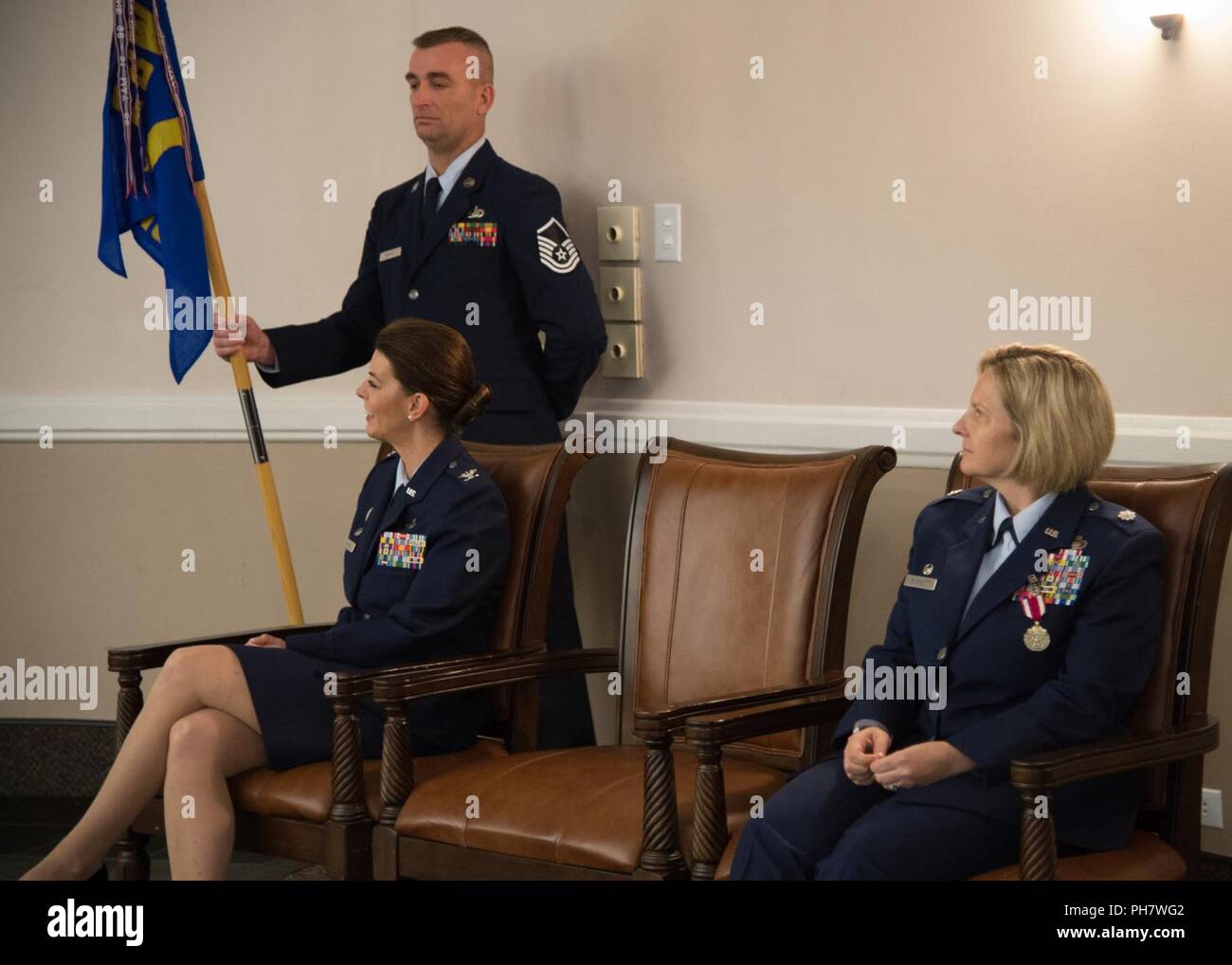 Maj Steven Green Jr, 2nd Contracting Squadron commander, assumes ...