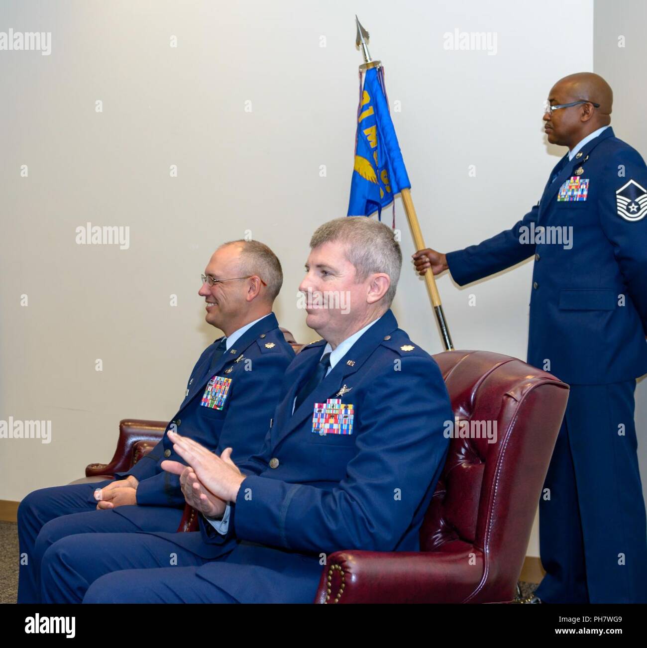 U.S. Air Force Lt. Col. Jerry Hambright, outgoing 81st Communications ...