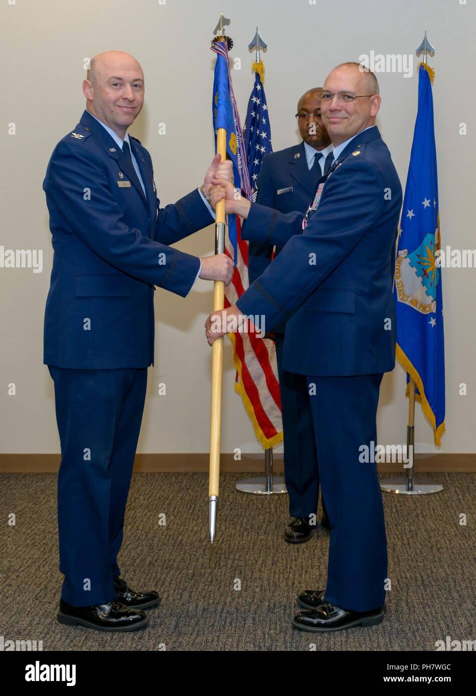 U.S. Air Force Col. Danny Davis, 81st Mission Support Group commander ...