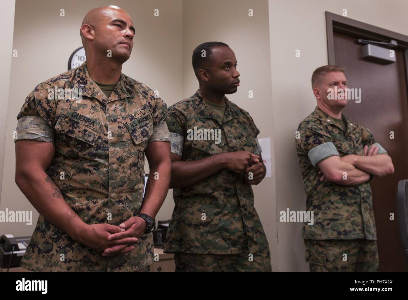 U.S. Marines of all ranks with Marine Corps Information Operations ...