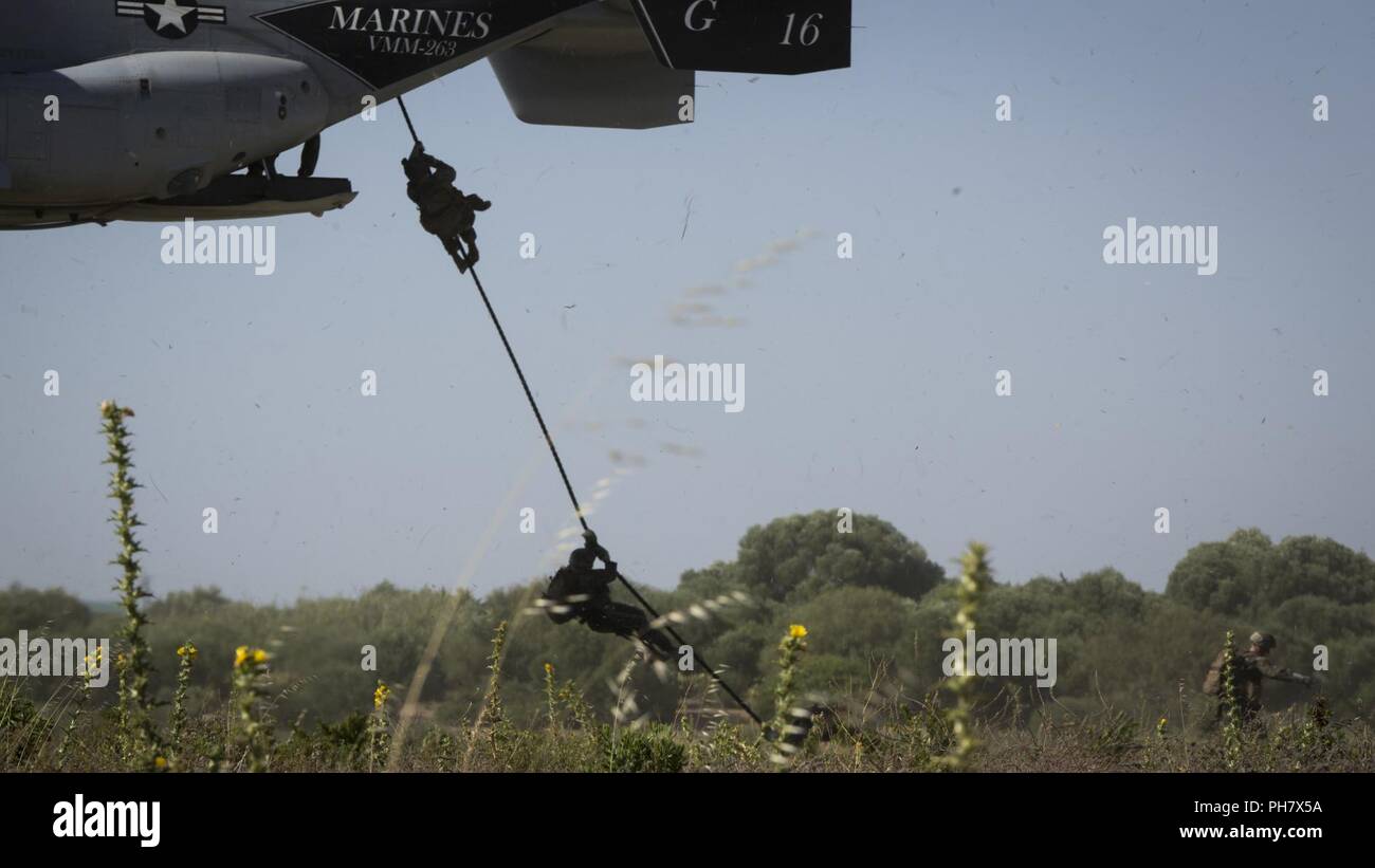 U.S. Marines with Special Purpose Marine Air-Ground Task Force-Crisis ...