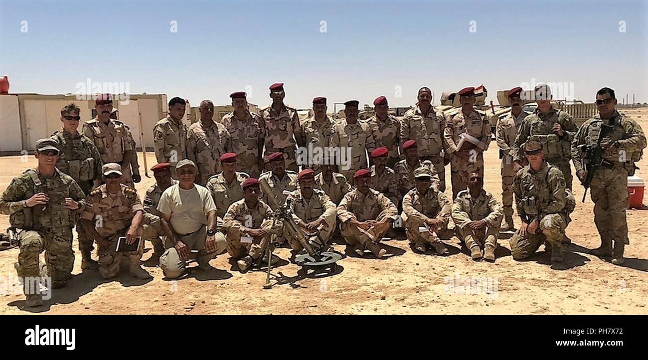 Troopers from 3rd Squadron “Thunder”, 3d Cav. Regt., instructed 60mm ...