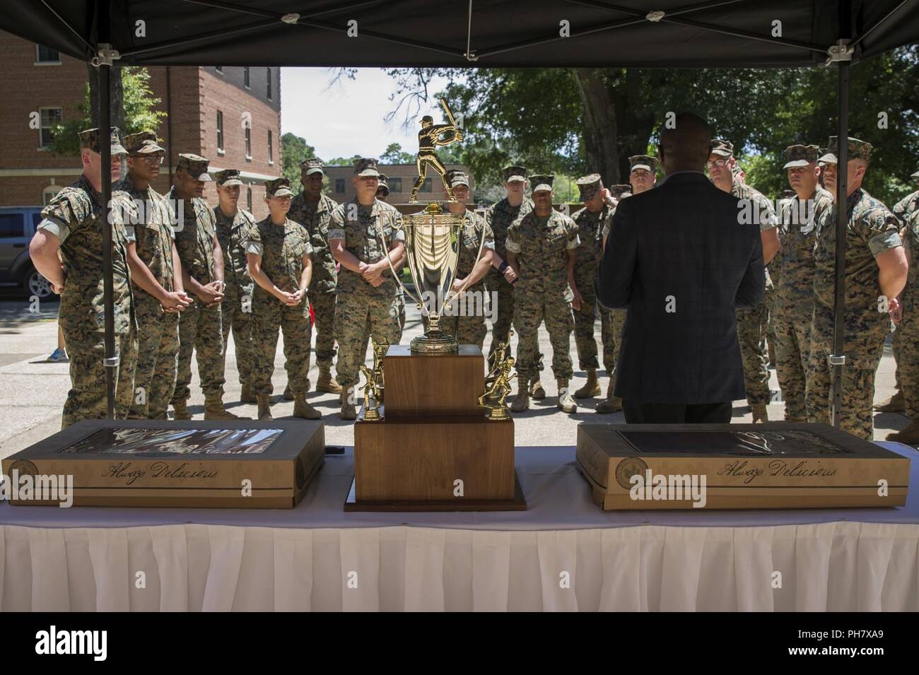 Joel Hynes, assistant athletic director, Marine Corps Community ...