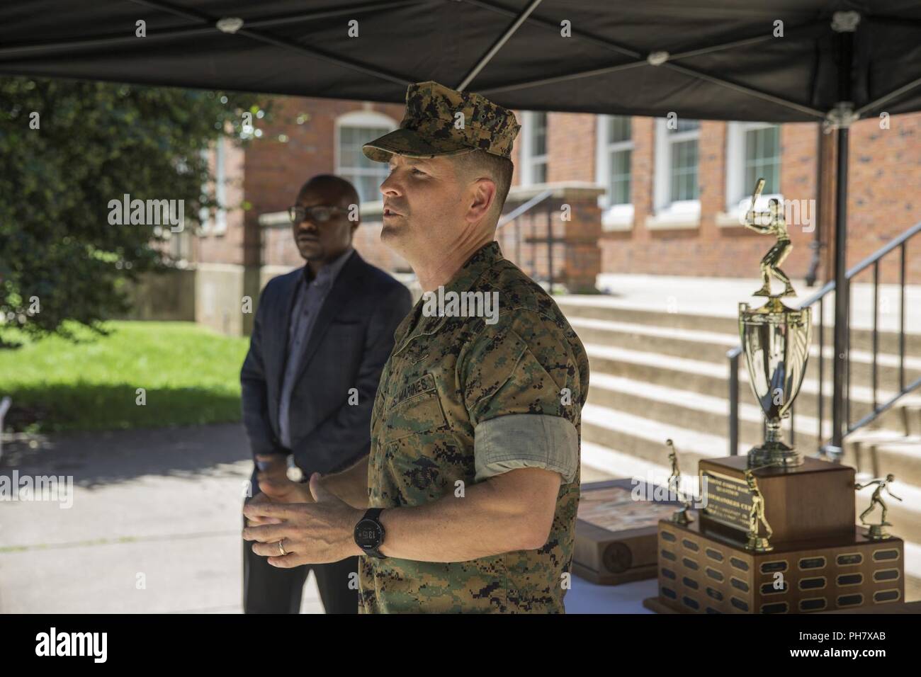 U.S. Marine Corps Col. Robert Boucher, chief of staff, Marine Corps ...