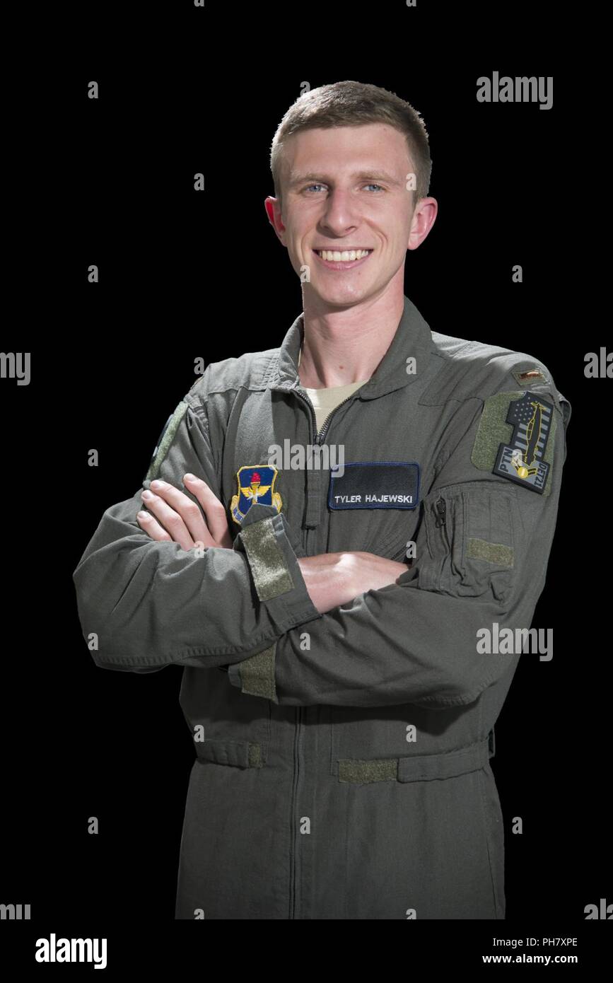U.S. Air Force Second Lt. Tyler Hajewski, Pilot Training Next student ...
