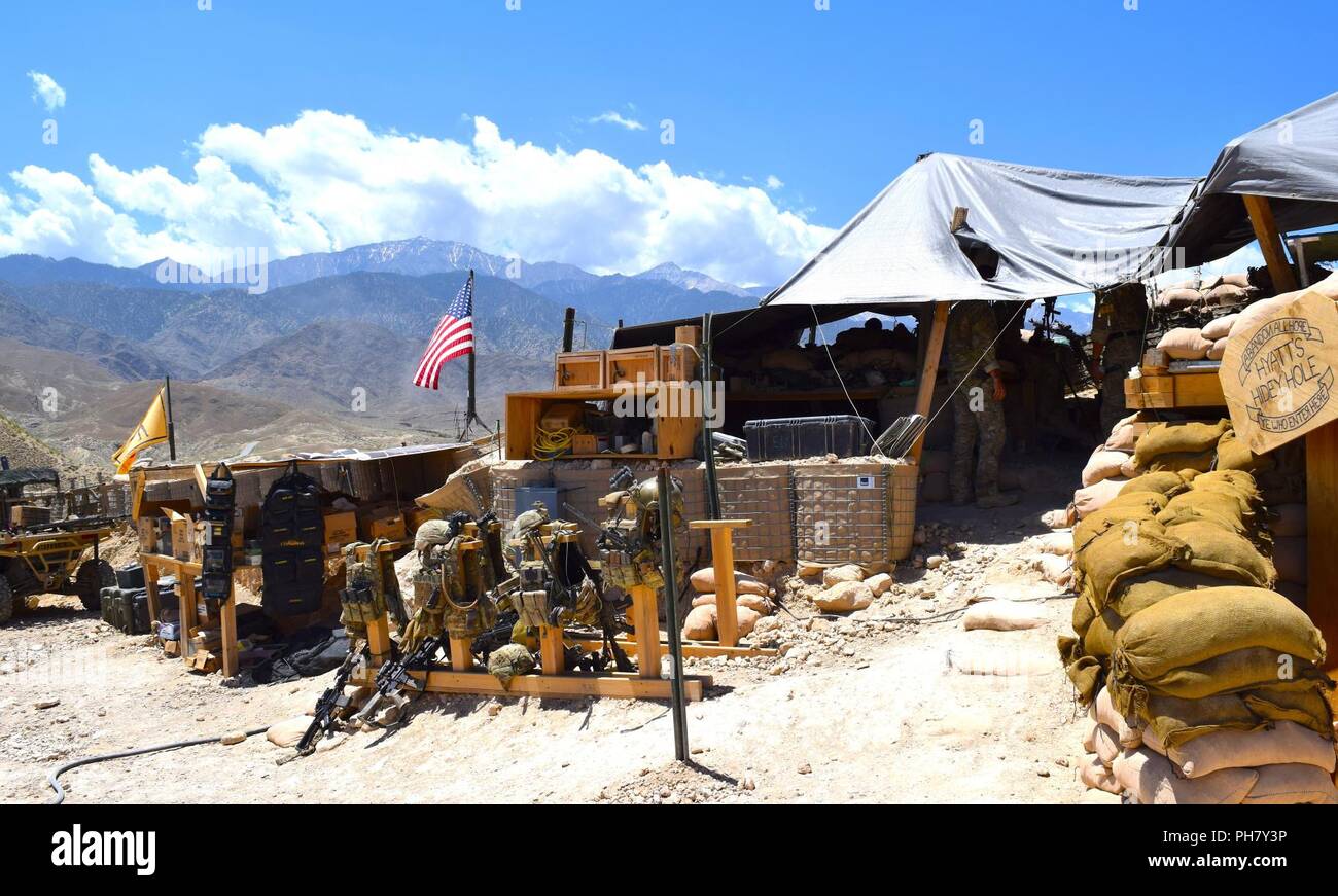 Afghan and U.S. Special Forces keep a watchful eye at Observation Post ...