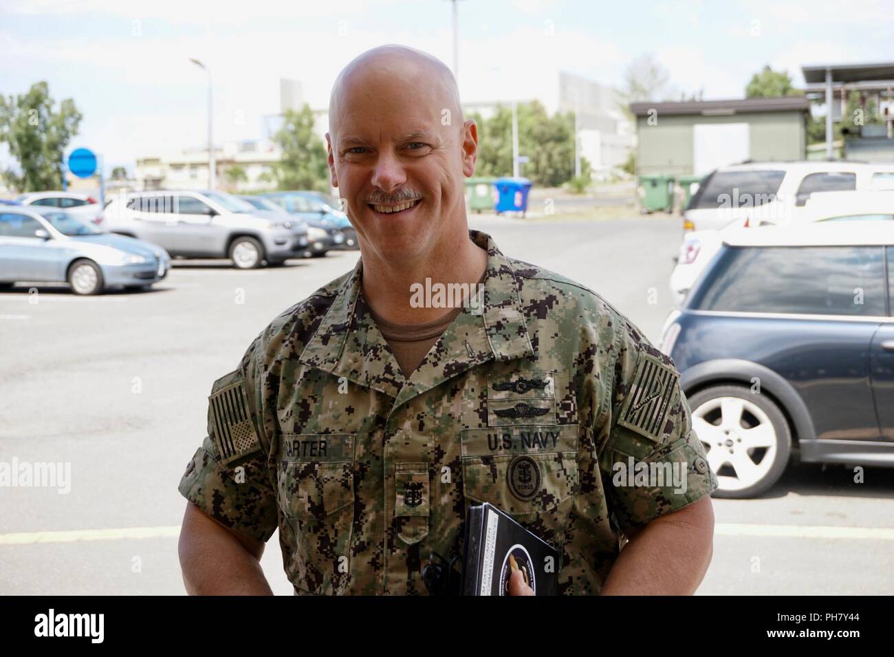 Naval Information Force, Force Master Chief David Carter visiting Naval ...