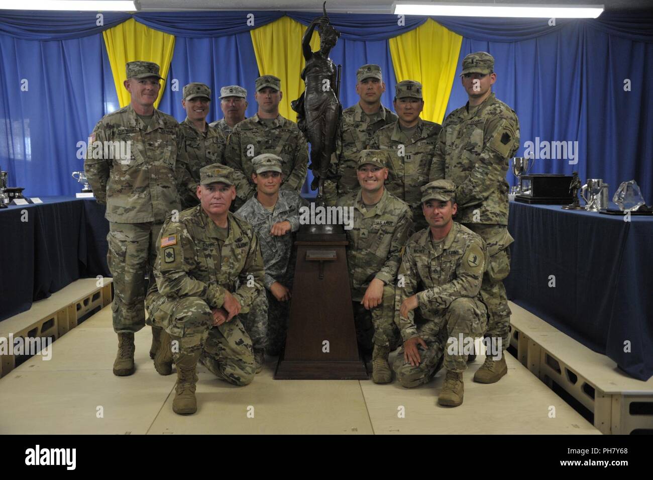The All Guard International Combat Team pose for a photo with the ...