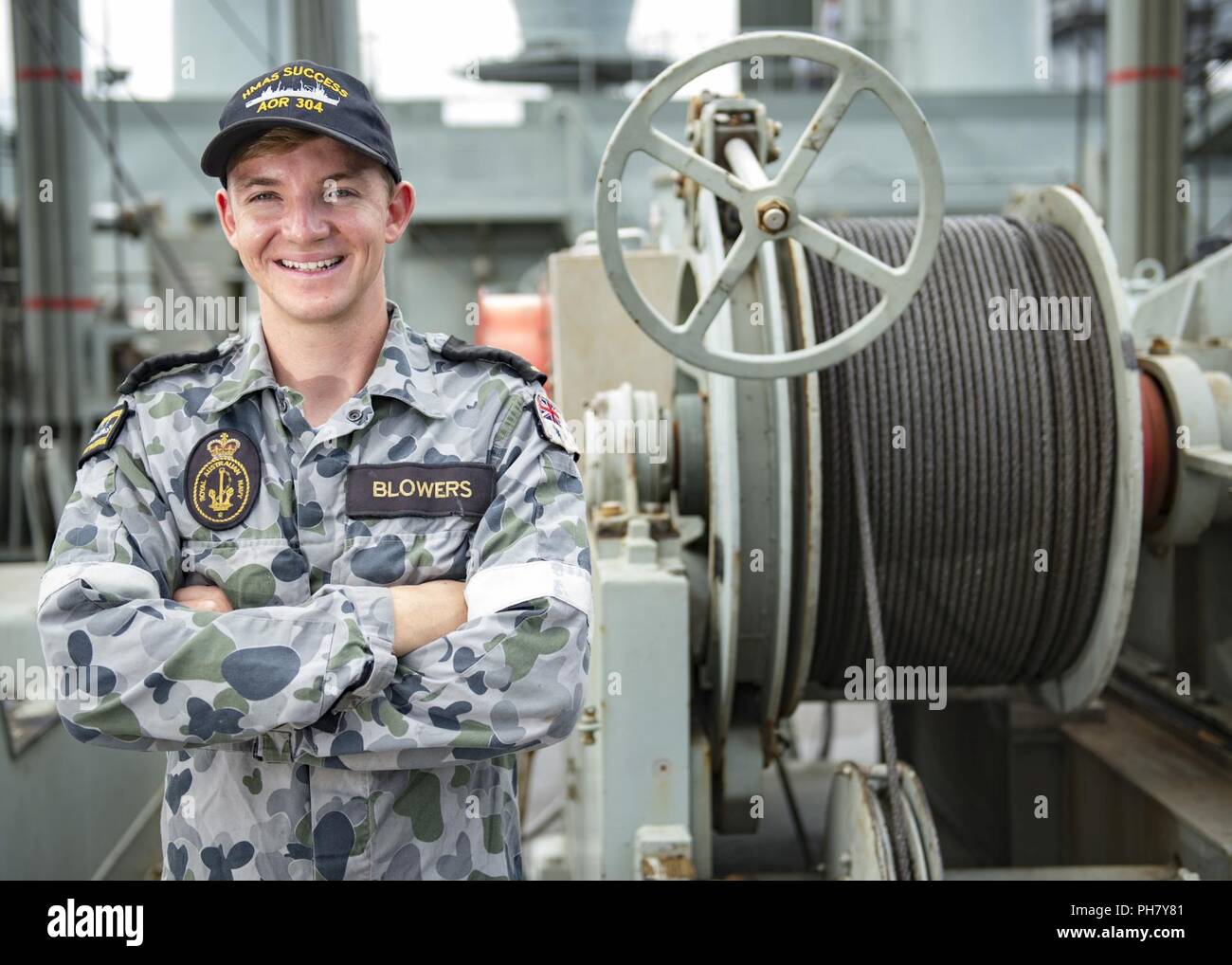 JOINT BASE PEARL HARBOR-HICKAM (June 28, 2018) Australian Navy Leading ...