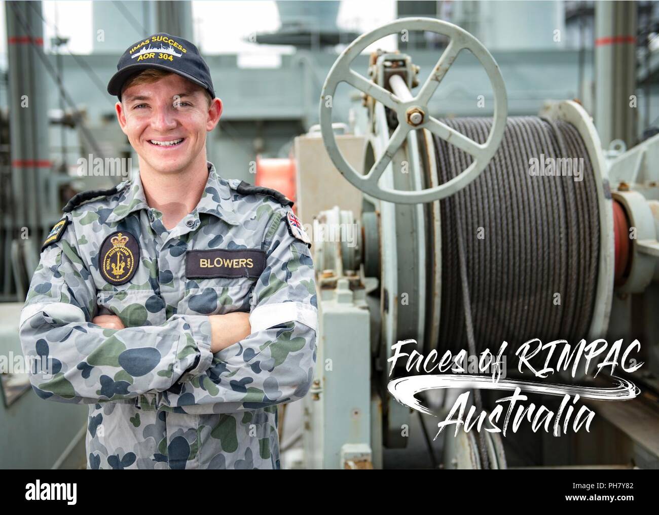 Faces of rimpac hmas success hi-res stock photography and images - Alamy