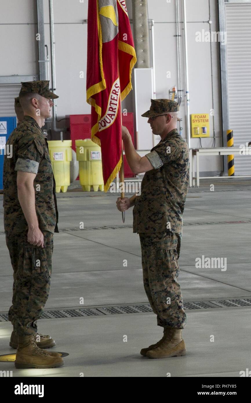 U.S. Marine Corps Sgt. Maj. Jason Cain, sergeant major of Headquarters ...