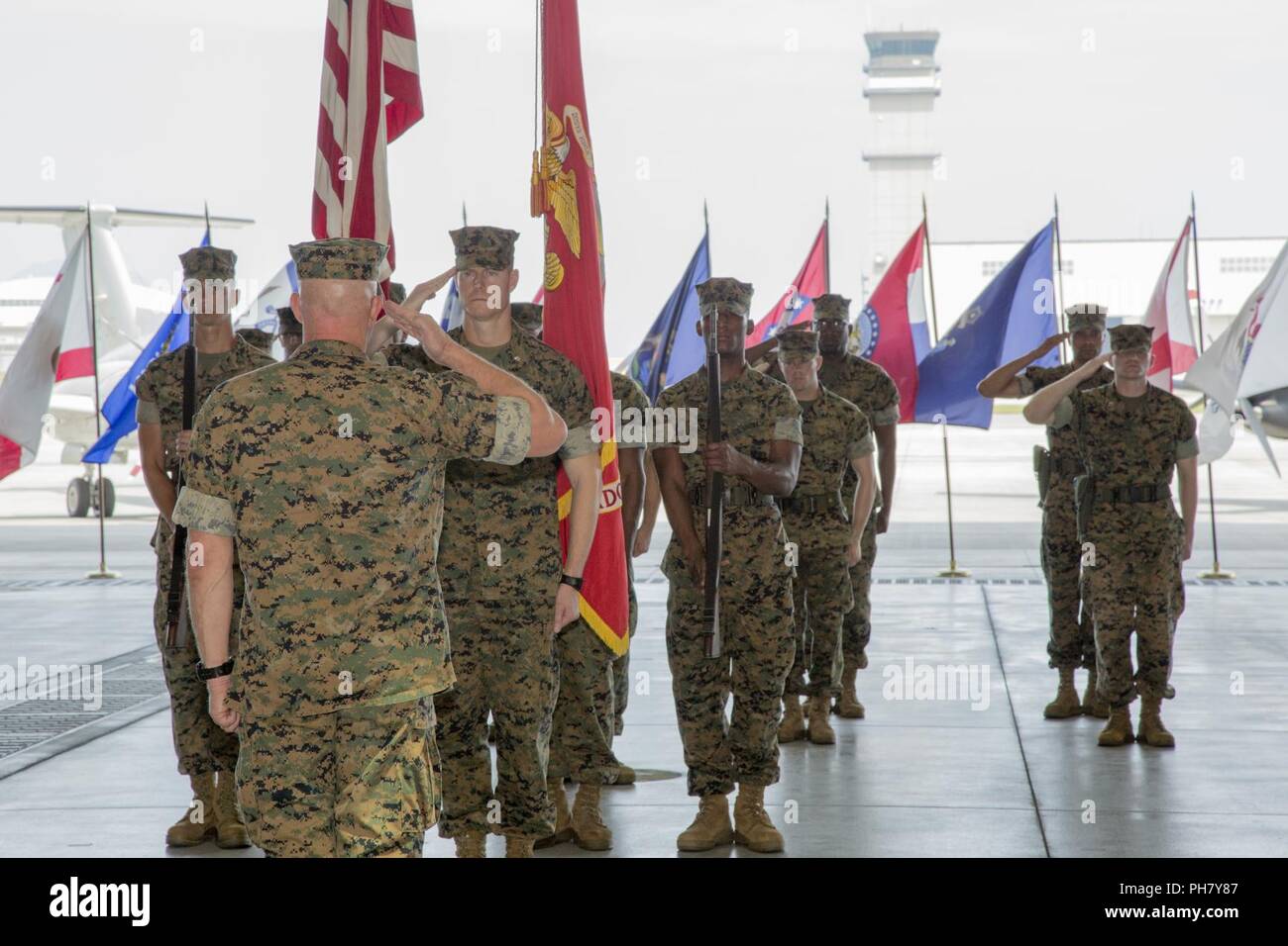 U.S. Marine Corps Lt. Col. Kevin Campbell, former commanding officer of ...