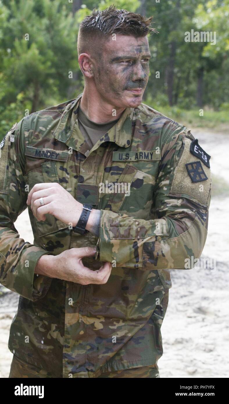 U.S. Army Reserve Spc. John Mundey, a bridge crewmember from Berkeley ...