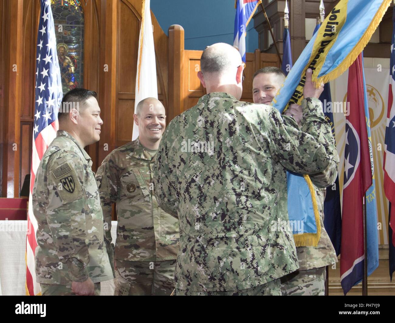 Outgoing Joint Detention Group Commander, Army Col. Stephen E. Gabavics ...