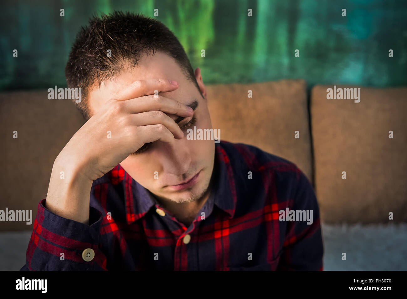 Brooding man hi-res stock photography and images - Alamy