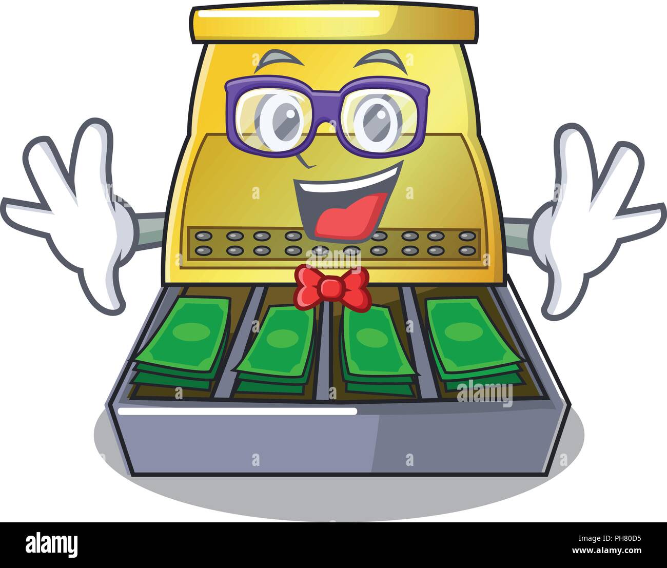 Cashier Machine Cartoon