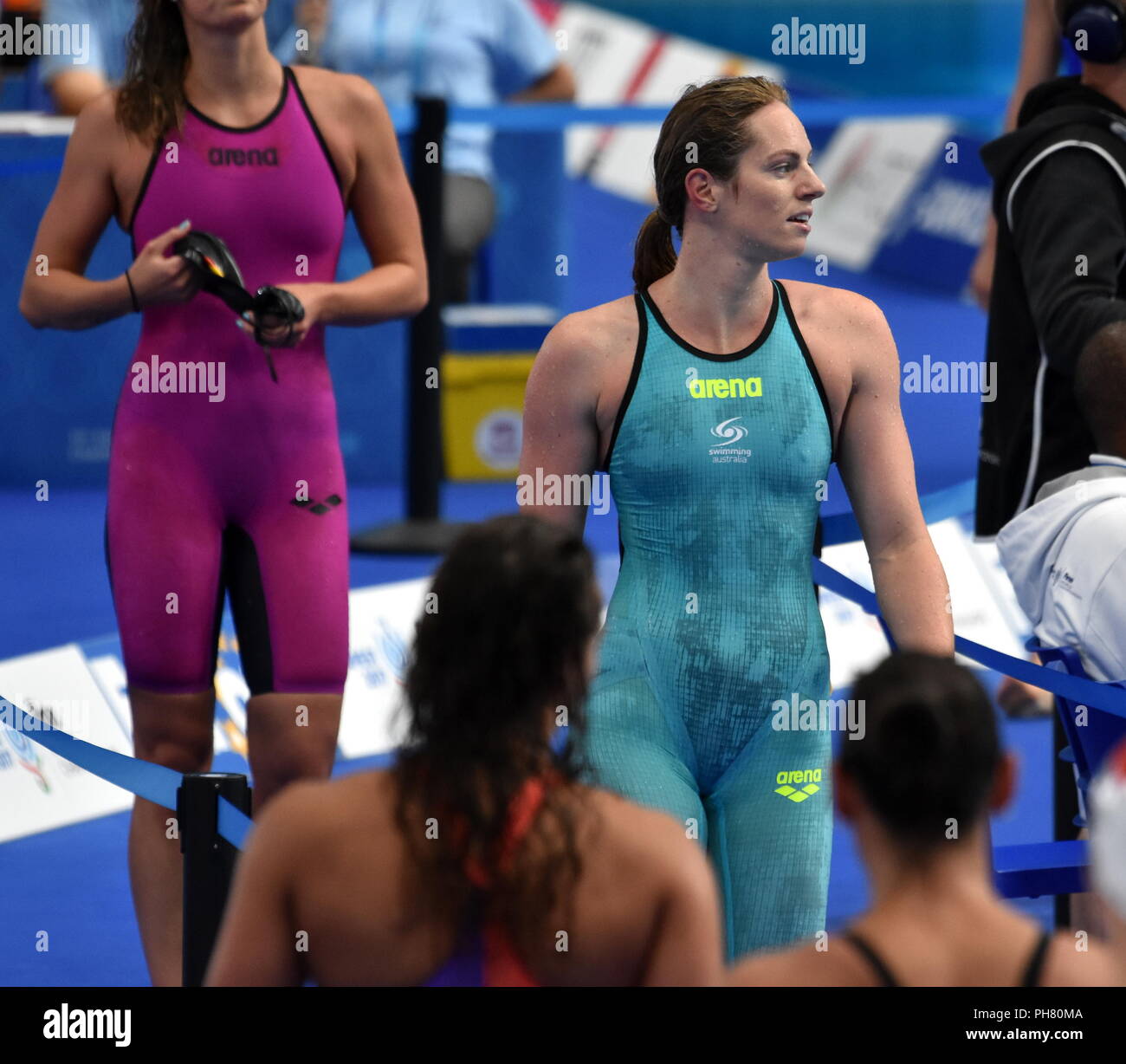 Budapest, Hungary - Jul 28, 2017. Competitive swimmer SEEBOHM Emily ...
