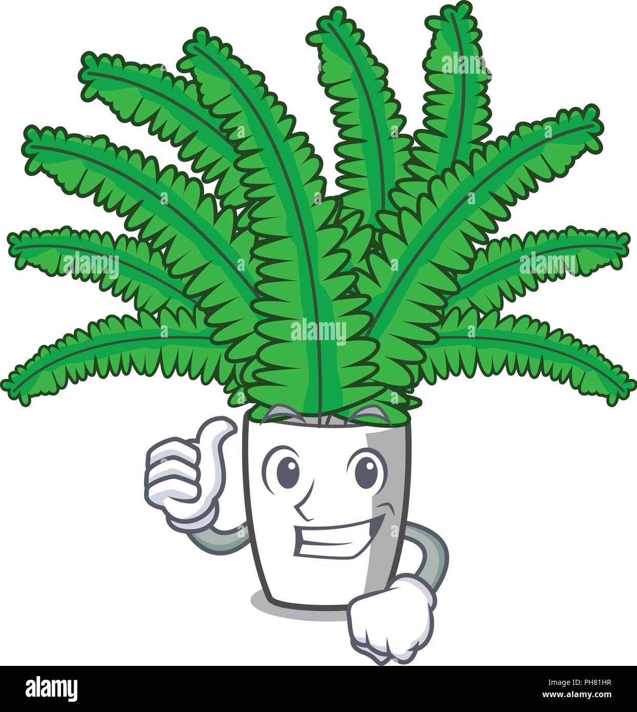 Wild tree ferns Stock Vector Images - Alamy