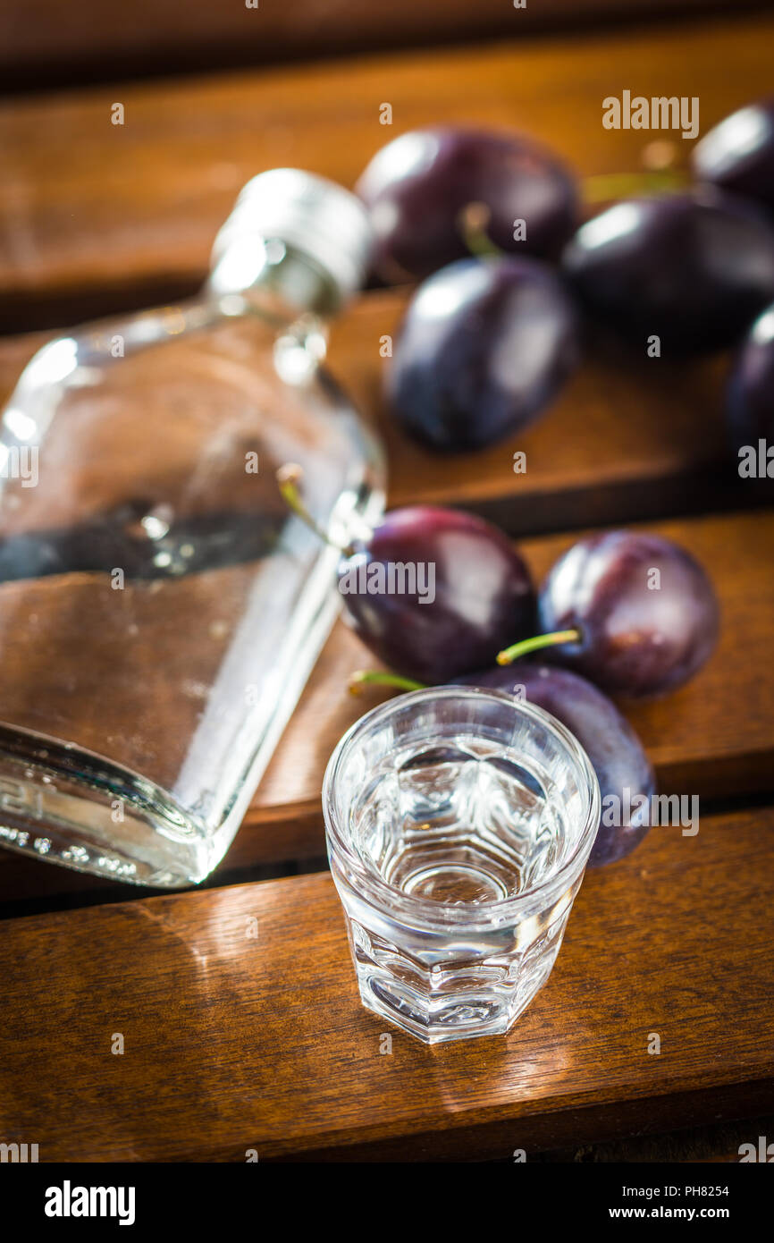 Plum brandy glass hi-res stock photography and images - Alamy