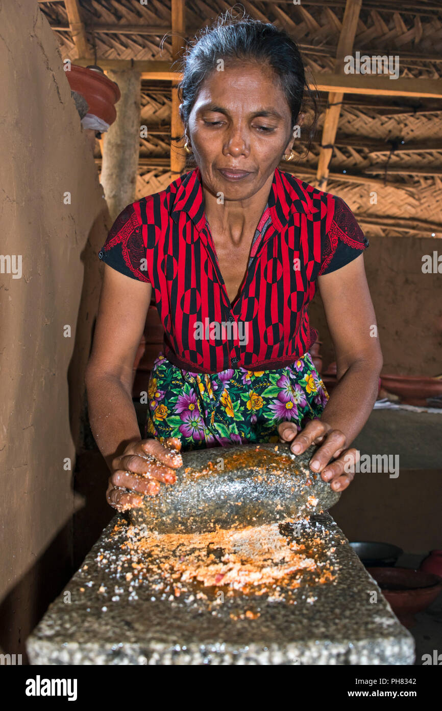 Indian lady cooking hi-res stock photography and images - Alamy