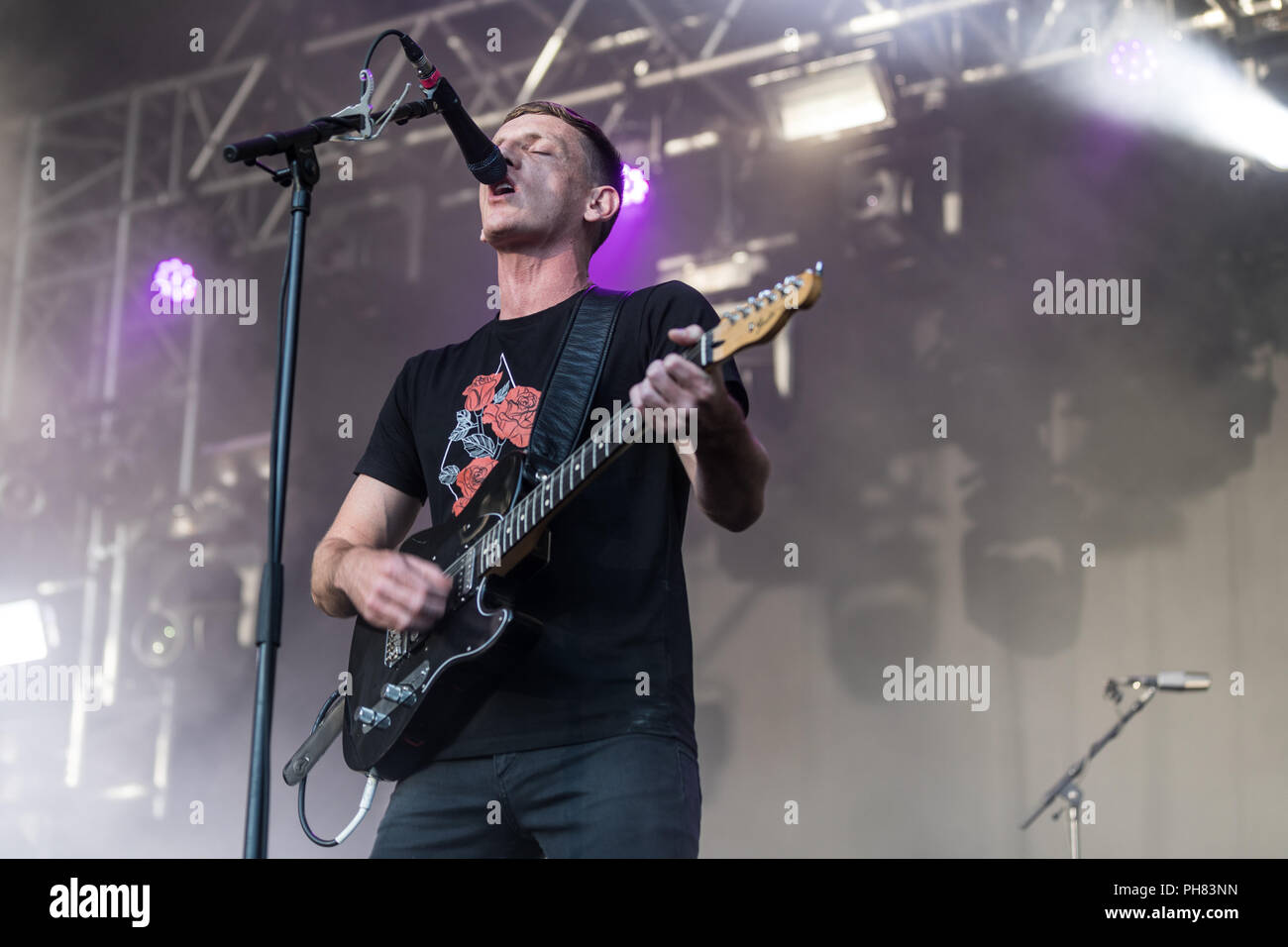 The British singer and musician Louis Berry live with band at the 28th ...