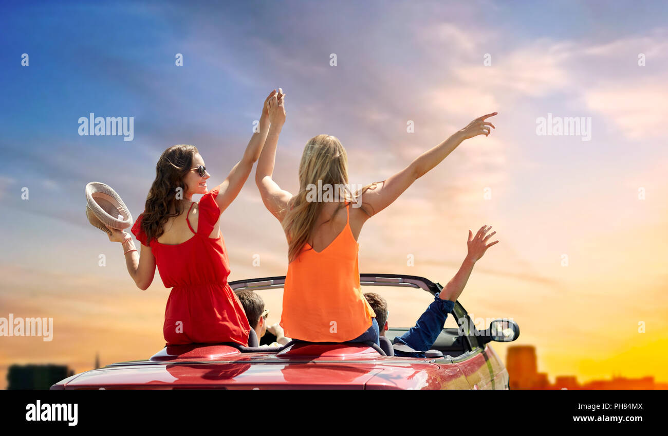 Driving into sunset convertible hi-res stock photography and images - Alamy