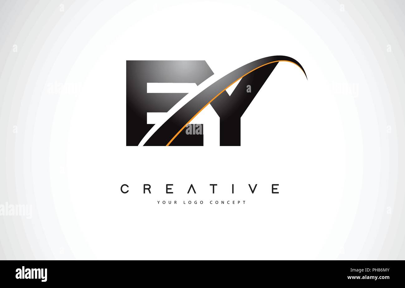 Curved e Stock Vector Images - Alamy