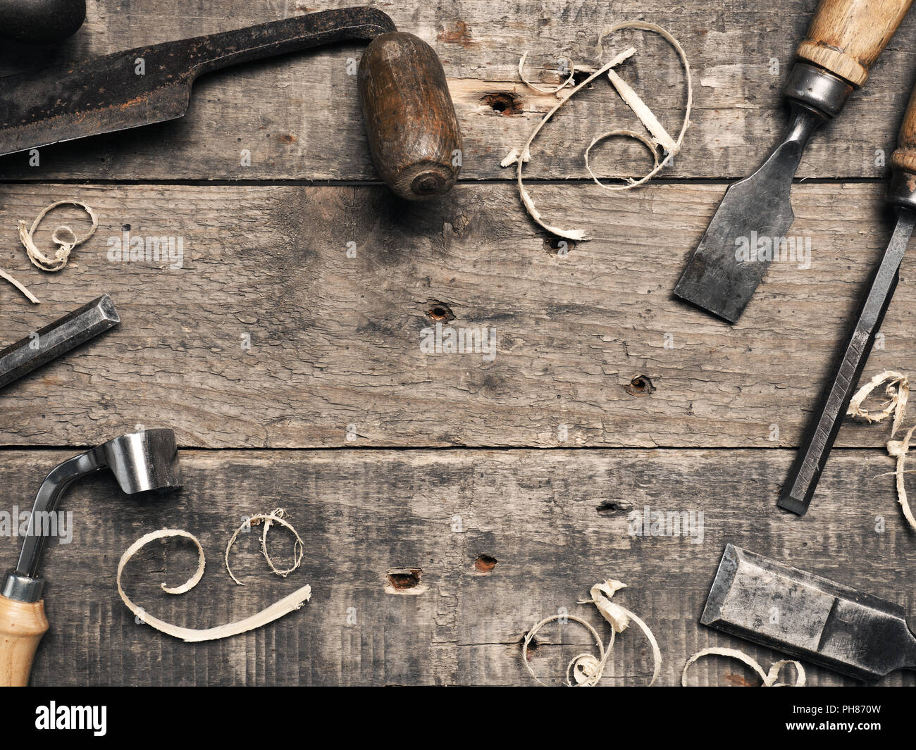 Rustic tools hi-res stock photography and images - Alamy