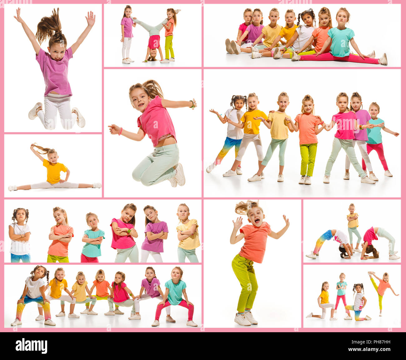 The kids dance school, ballet, hiphop, street, funky and modern dancers ...