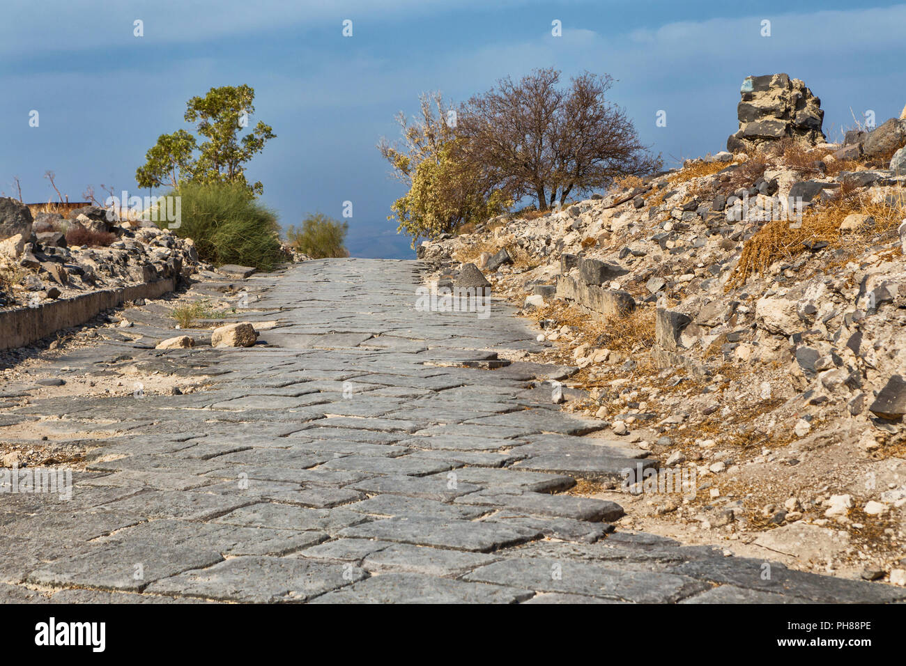 Ancient ruins of Hippos (Soussita), Israel Stock Photo - Alamy