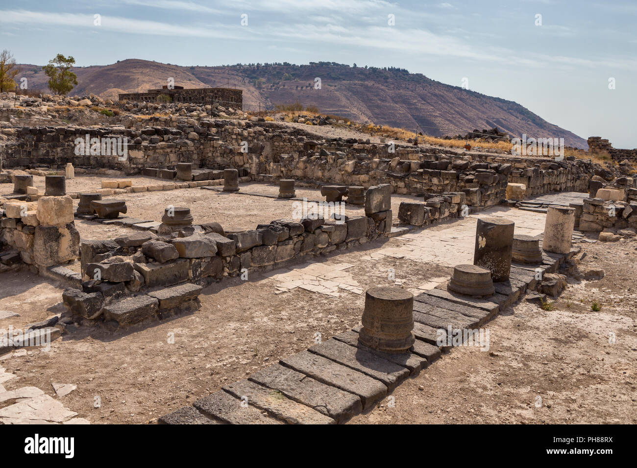 Ancient ruins of Hippos (Soussita), Israel Stock Photo - Alamy