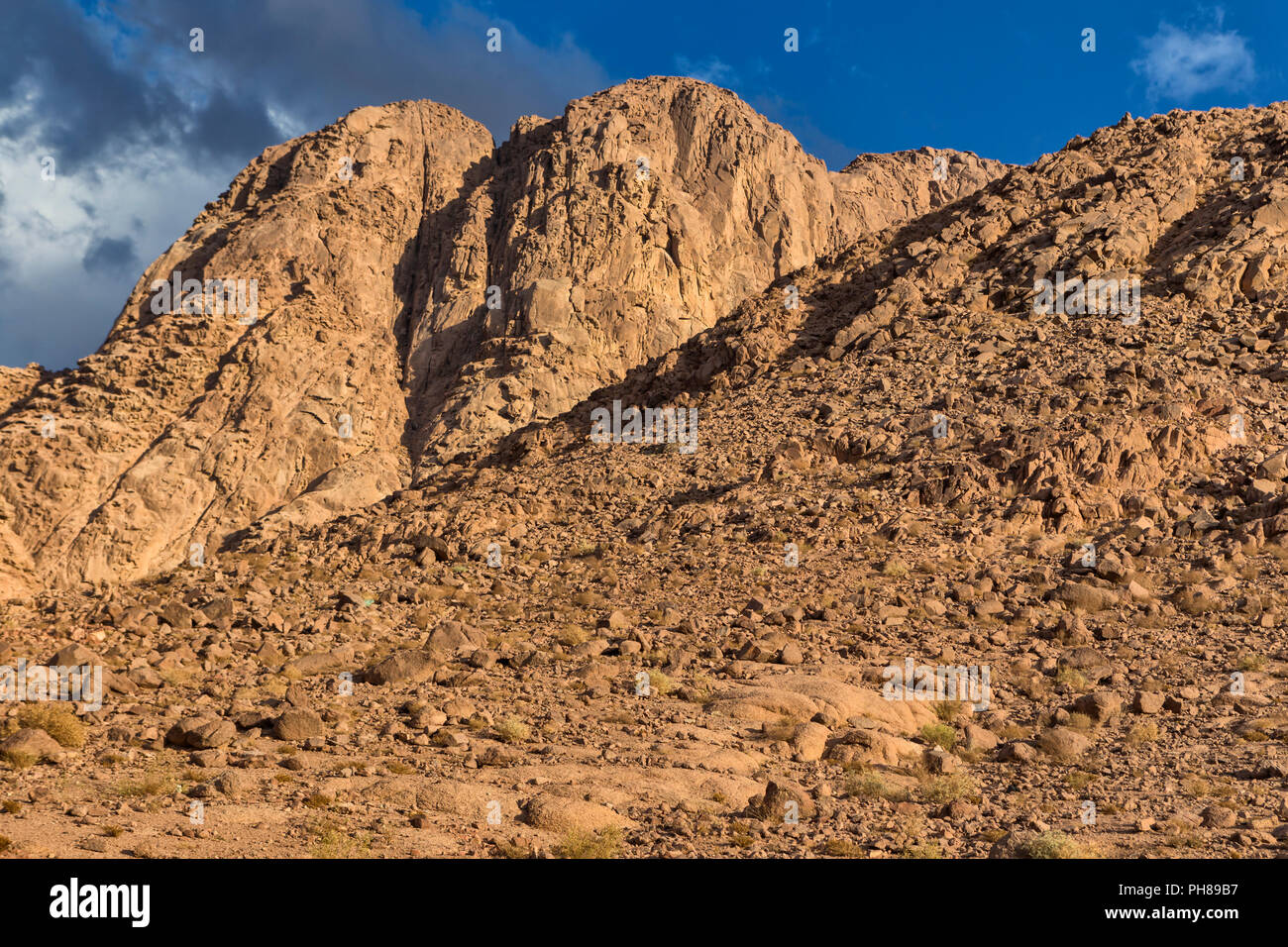Sunrise, Mount Sinai, Gabal Musa, Sinai peninsula, Egypt Stock Photo ...