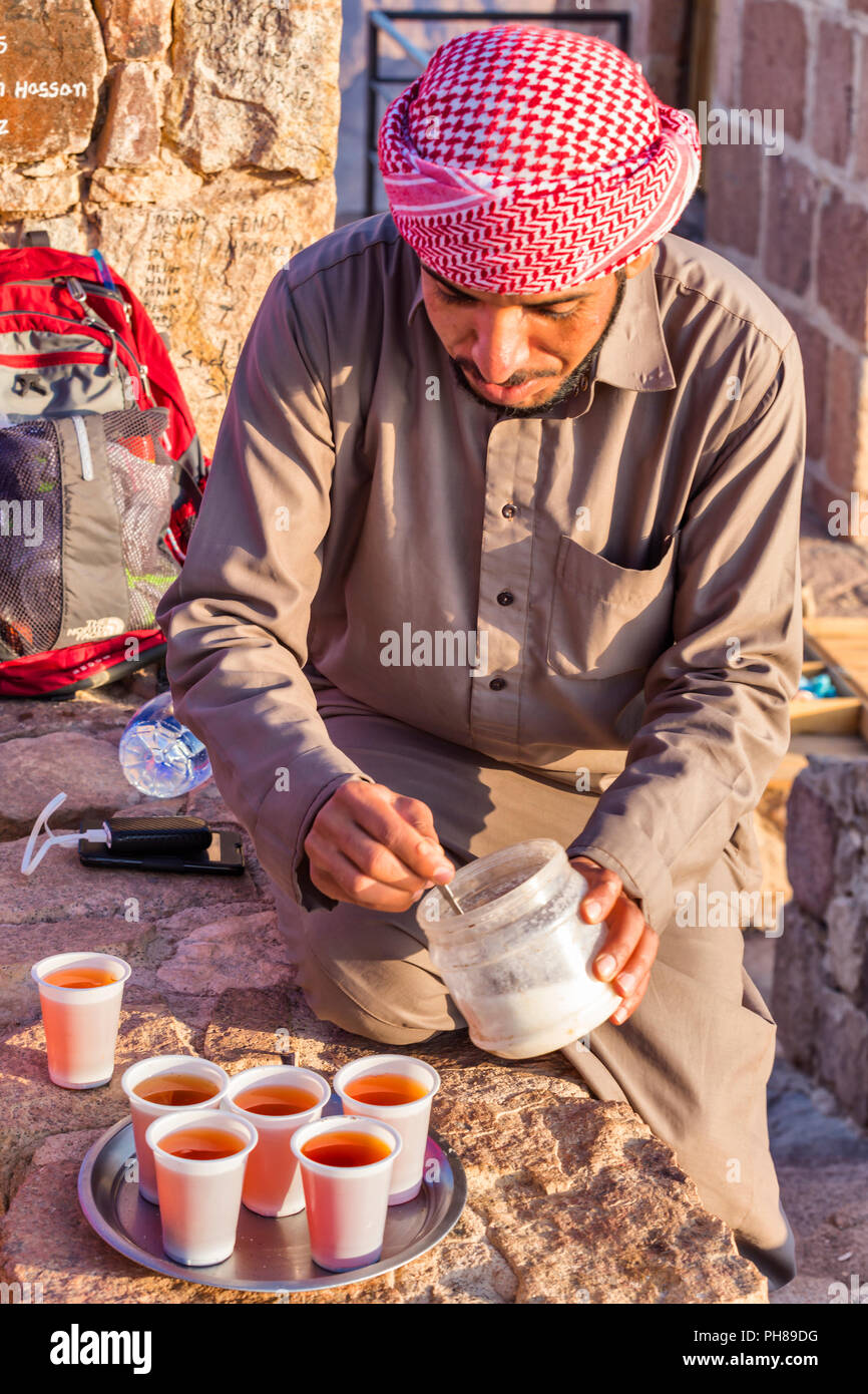 Sunrise, Mount Sinai, Gabal Musa, Sinai peninsula, Egypt Stock Photo ...