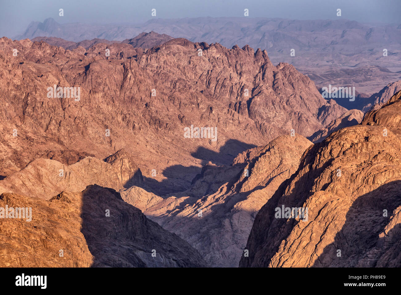 Sunrise, Mount Sinai, Gabal Musa, Sinai peninsula, Egypt Stock Photo ...
