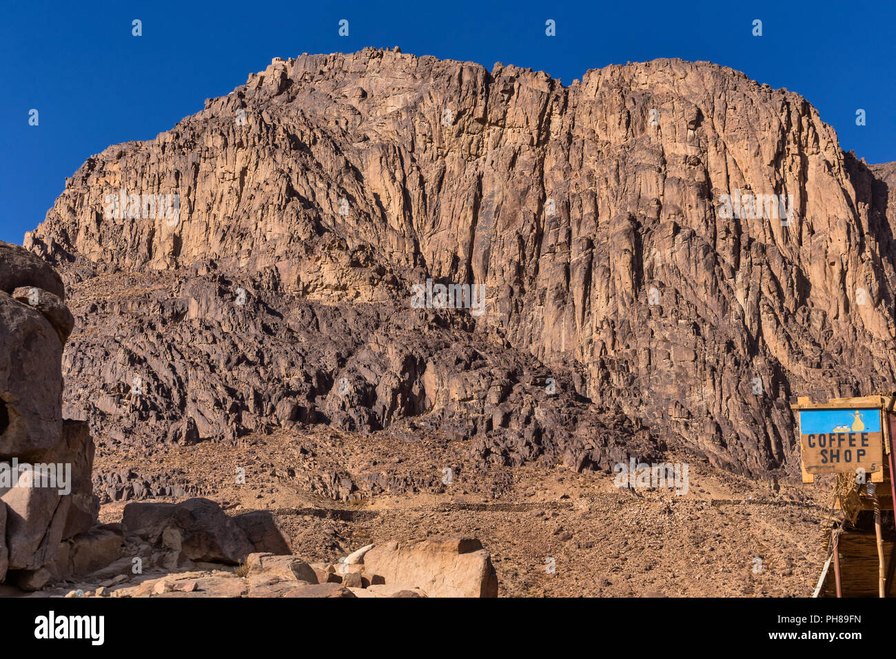 Sunrise, Mount Sinai, Gabal Musa, Sinai peninsula, Egypt Stock Photo ...
