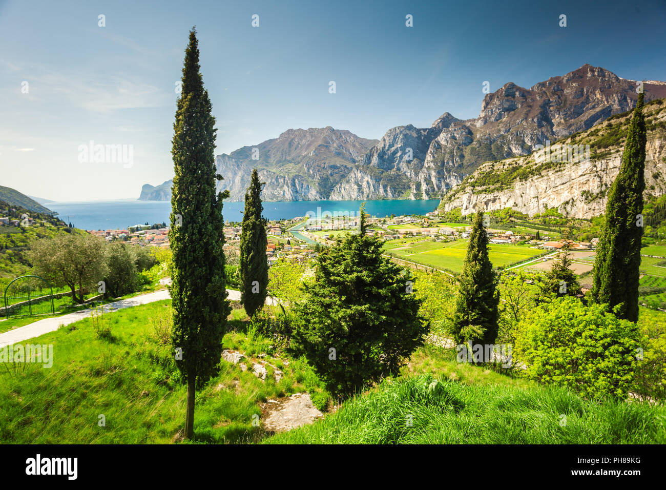 Picturesque view of riva del garda hi-res stock photography and images ...