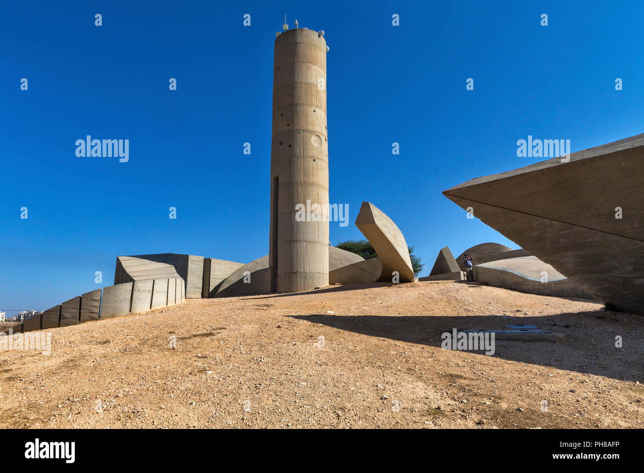 Monument to Negev brigade (1968), Beer Sheba, Israel Stock Photo - Alamy