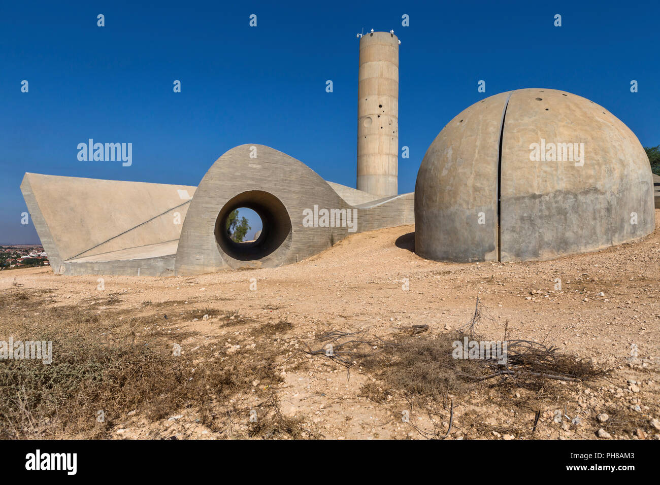 Monument to Negev brigade (1968), Beer Sheba, Israel Stock Photo - Alamy