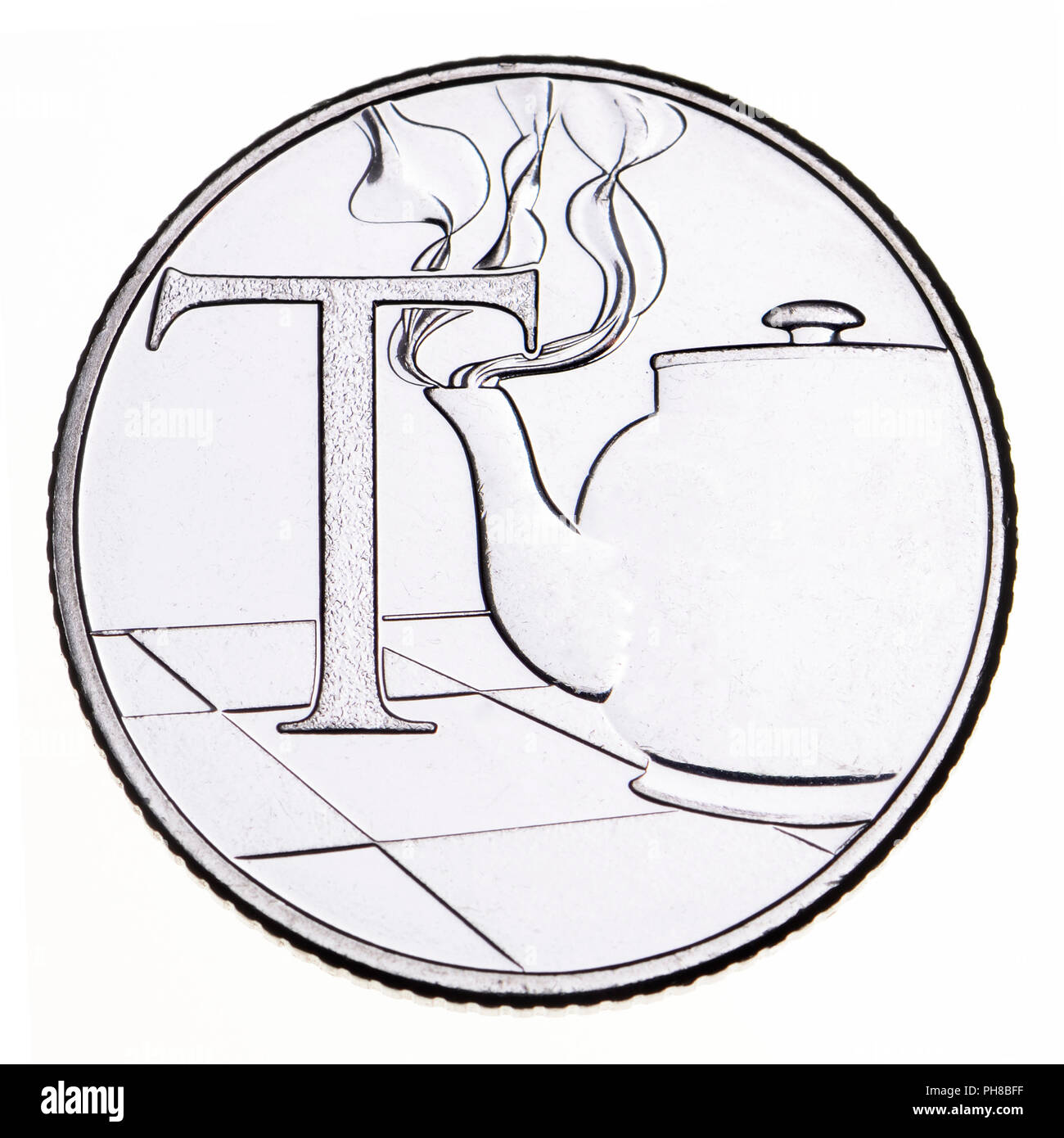 Letter t 10p Cut Out Stock Images & Pictures - Alamy