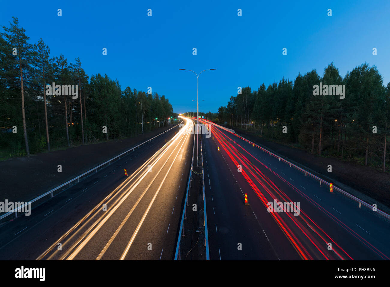Motorway in Oulu, Finland Stock Photo - Alamy