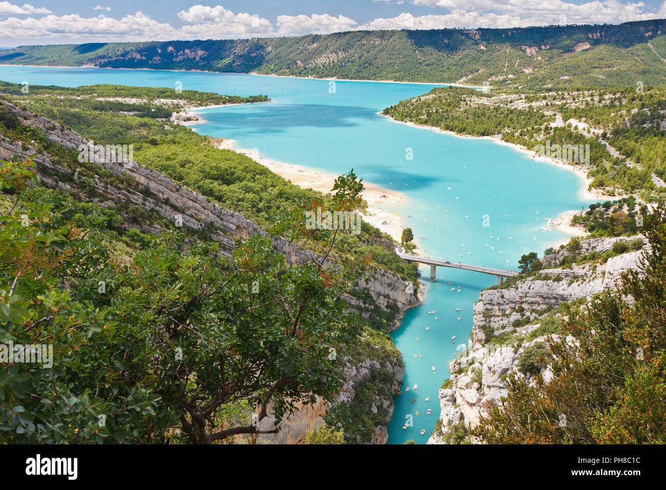 Lake du verdon Stock Photo - Alamy