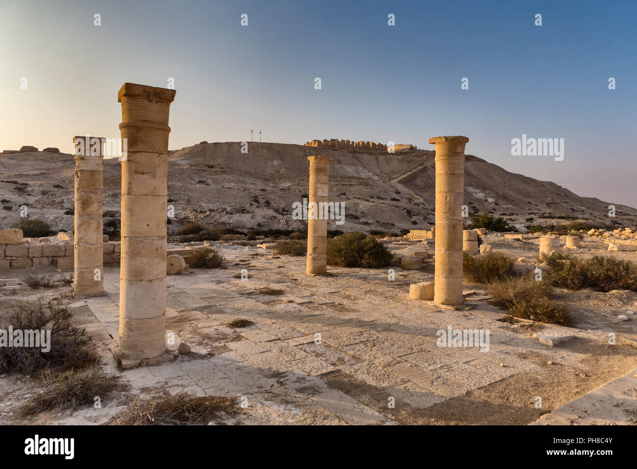 Nitzana, Roman dead city, Negev desert, Israel Stock Photo - Alamy