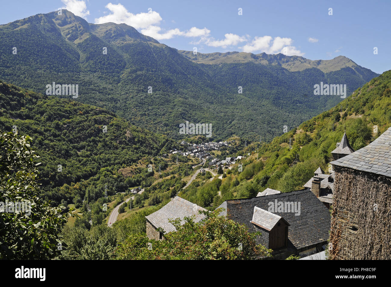 landscape, Vielha e Mijaran, Aran Valley, France Stock Photo - Alamy