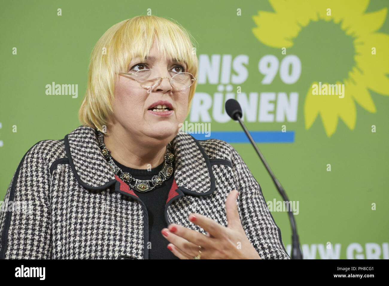 Claudia Roth, chairman of Alliance 90/The Green Pa Stock Photo - Alamy