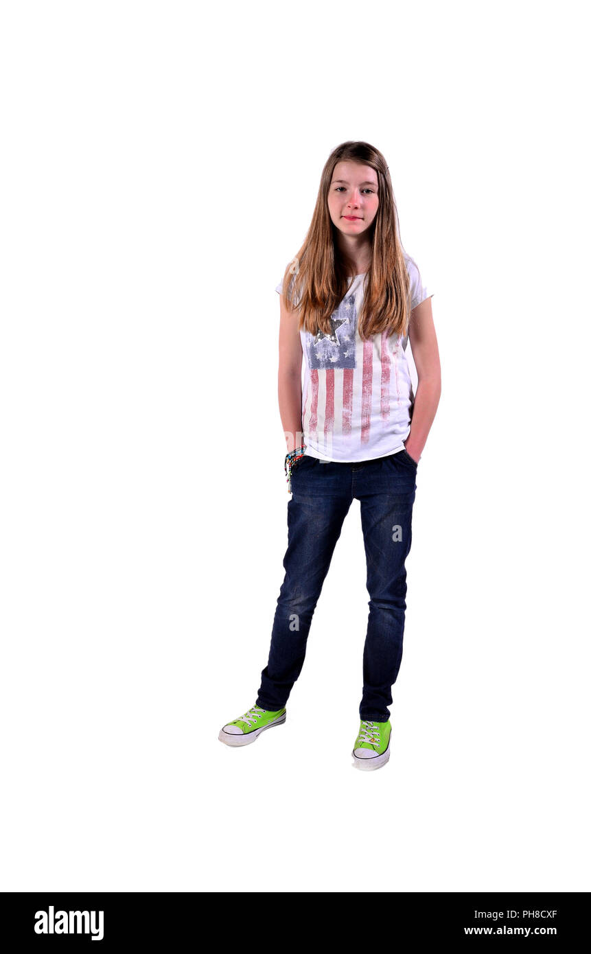 Photo portrait teen girl hi-res stock photography and images - Alamy