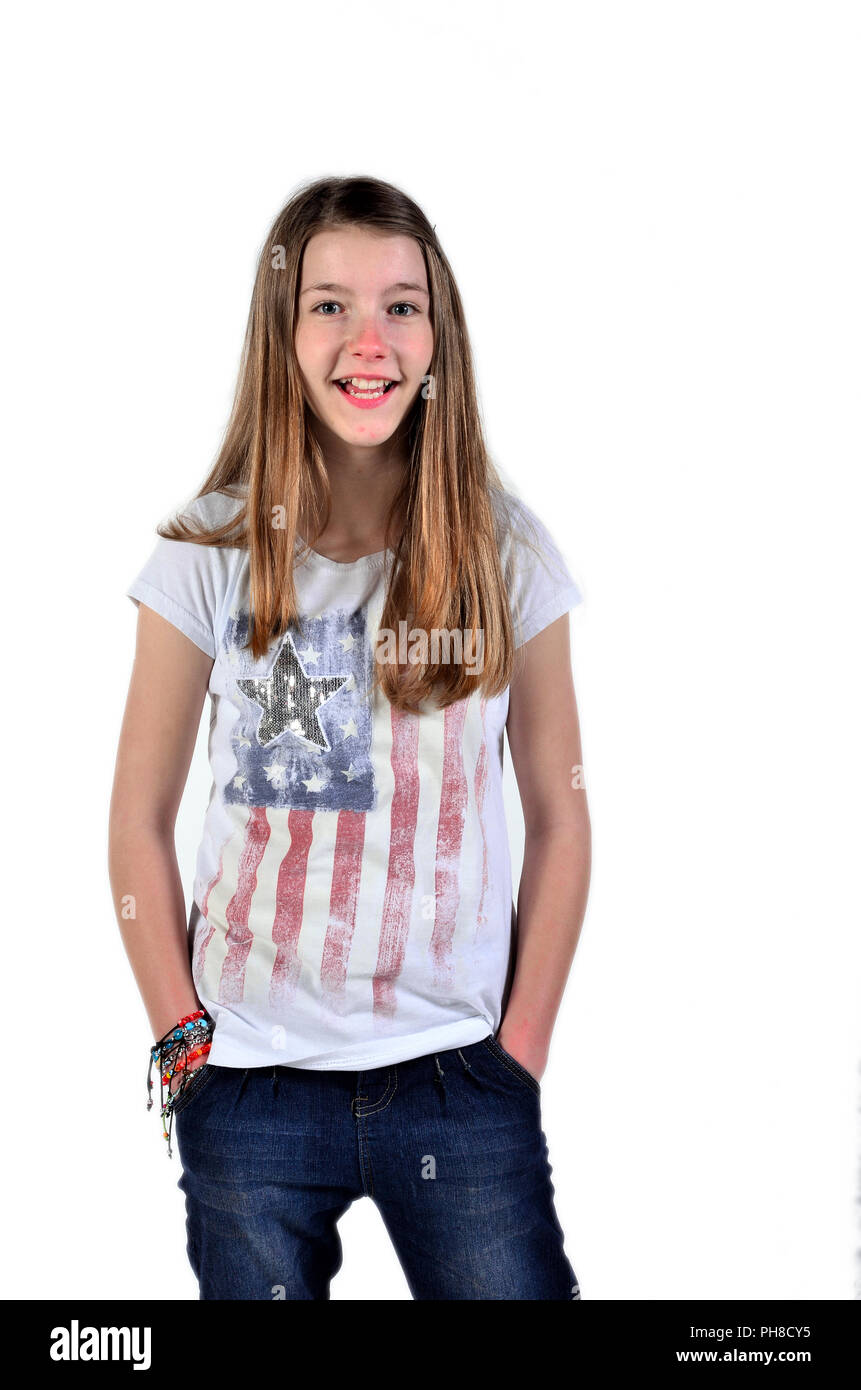 Cool girl teen Stock Photo - Alamy