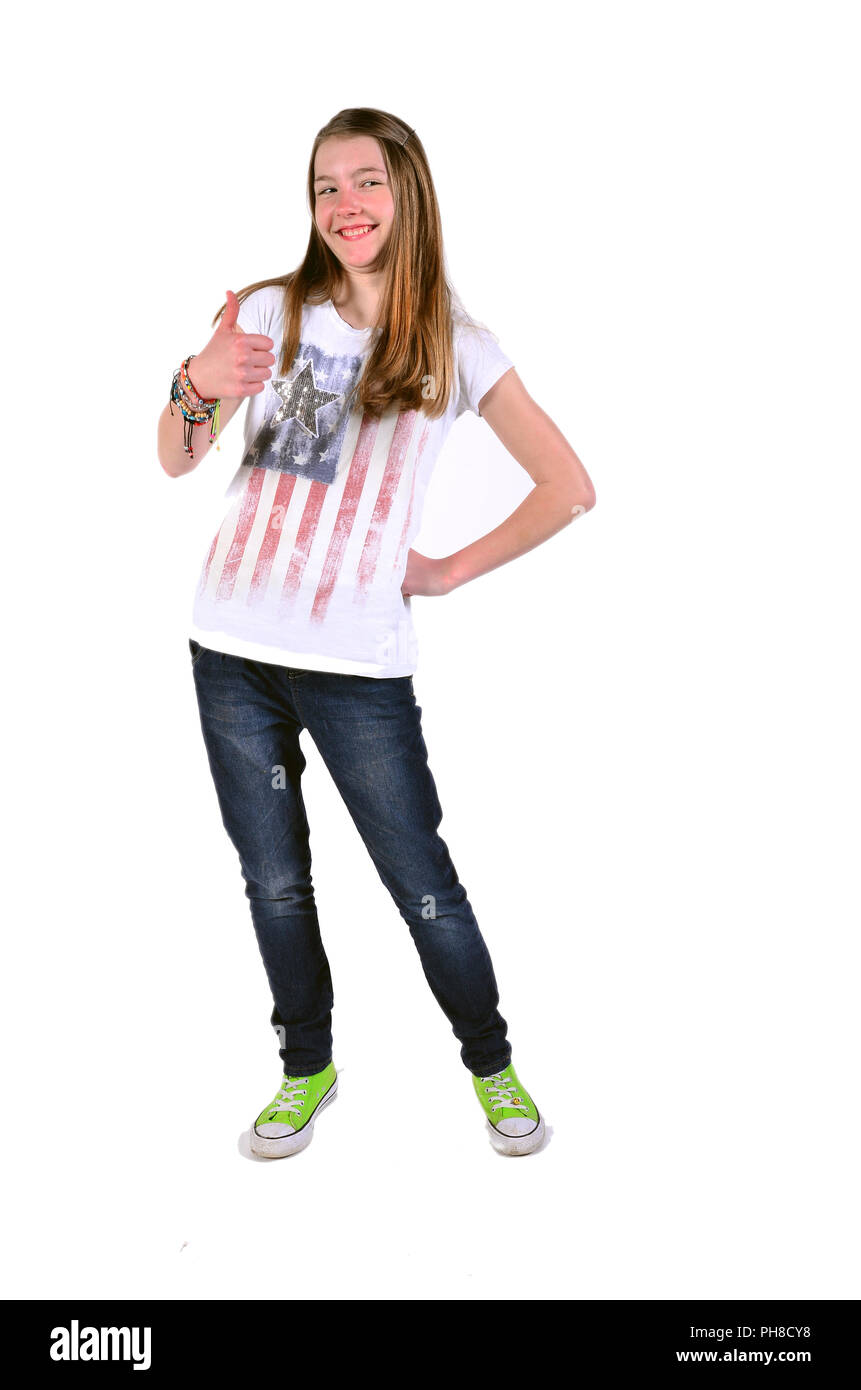 Cool girl teen Stock Photo - Alamy